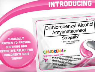 Strepsils Children’s Trade Detailer | Thought Wagon Design Studio