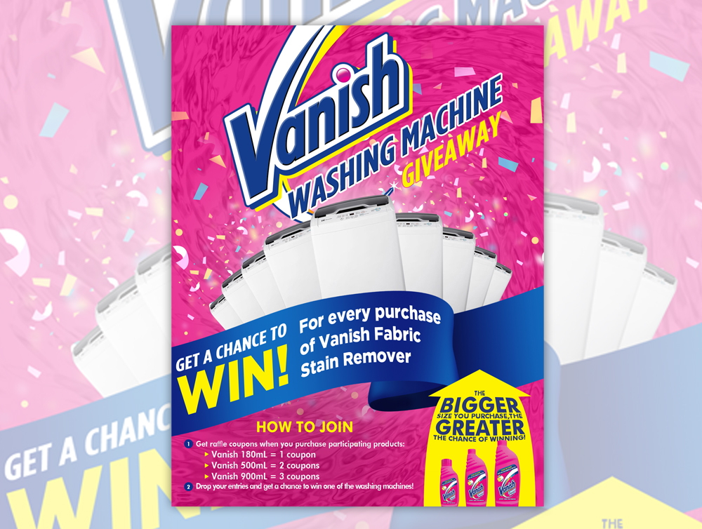 Vanish Washing Machine Promo | Thought Wagon Design Studio
